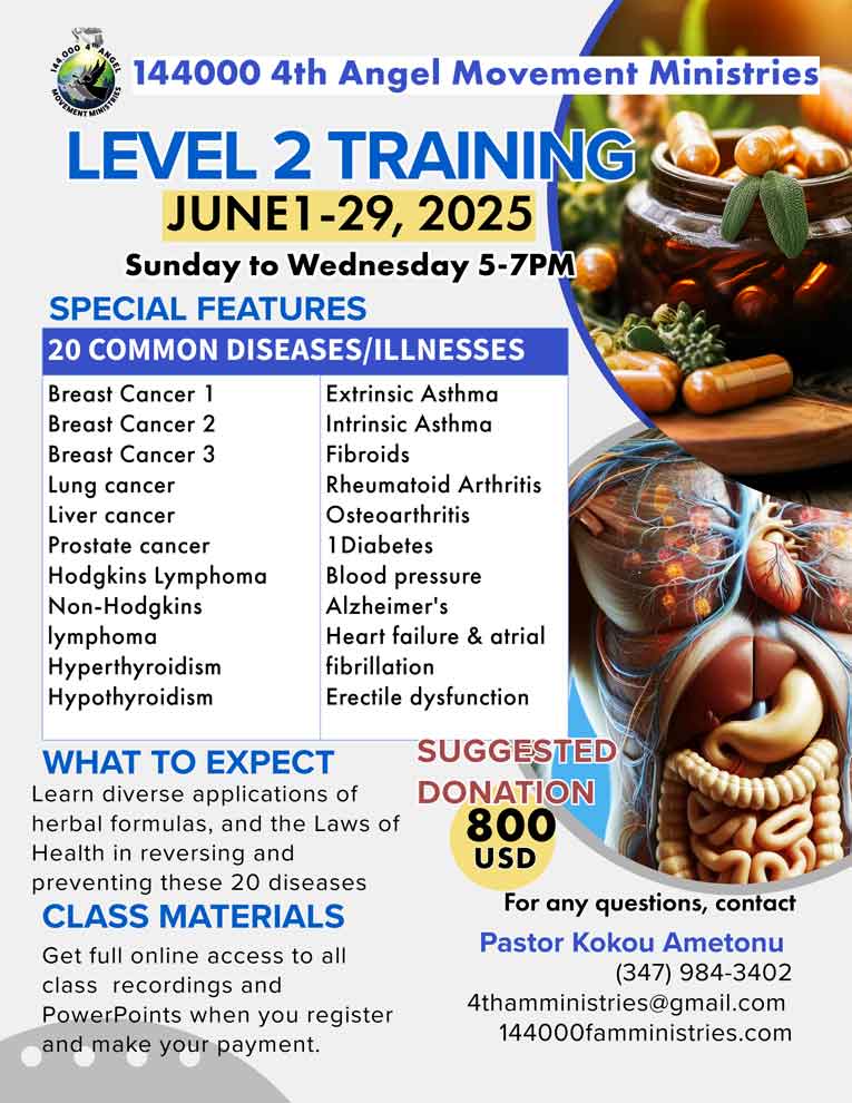 Level 2 Medical Missionary Training - 144000 4th A.M.M